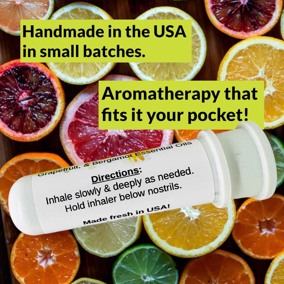 Bright Citrus Aromatherapy Inhaler – Urban ReLeaf