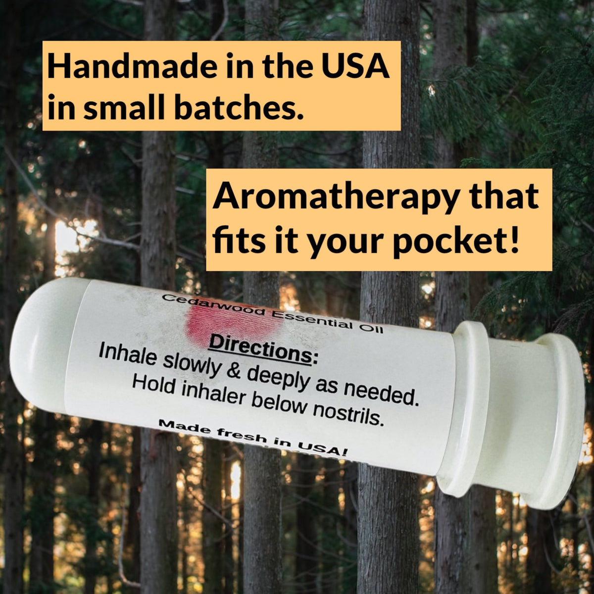 Cedarwood Aromatherapy Inhaler – Urban ReLeaf